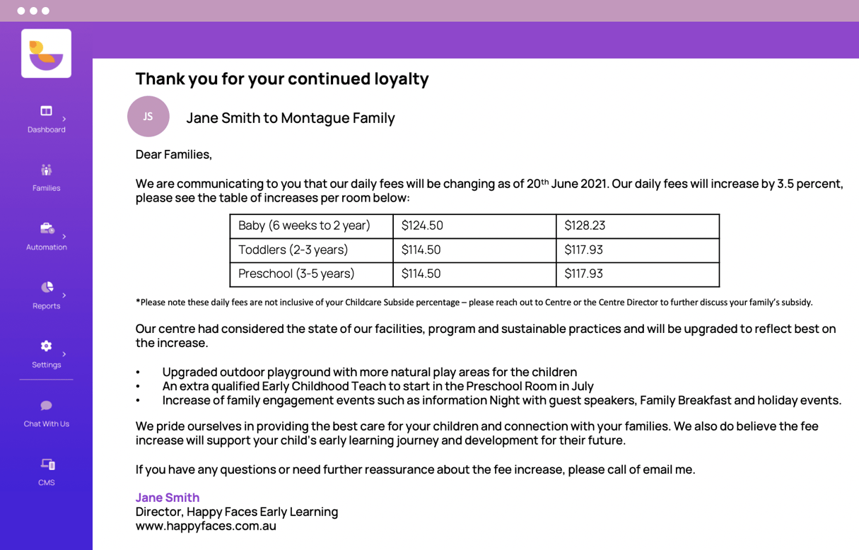 4 Ways to Manage Family Expectations Around Fee Increases